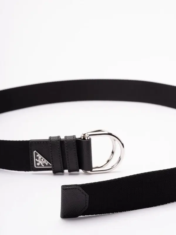 Prada Woven Nylon Belt