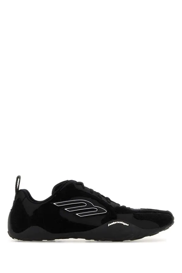 Balenciaga Canvas And Corduroy Monday Ultra Sneakers