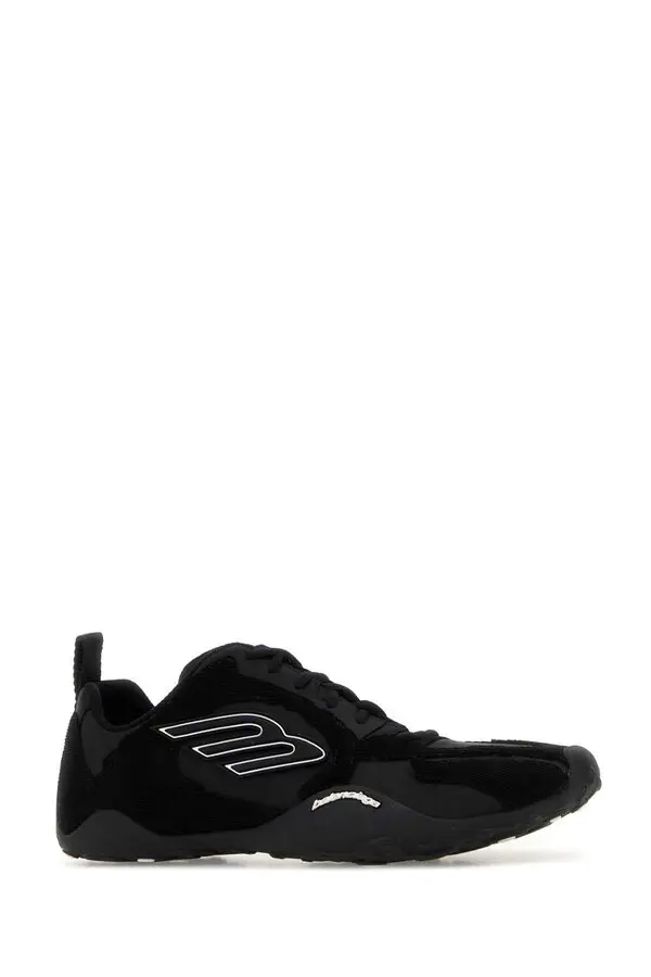 Balenciaga Canvas And Corduroy Monday Ultra Sneakers