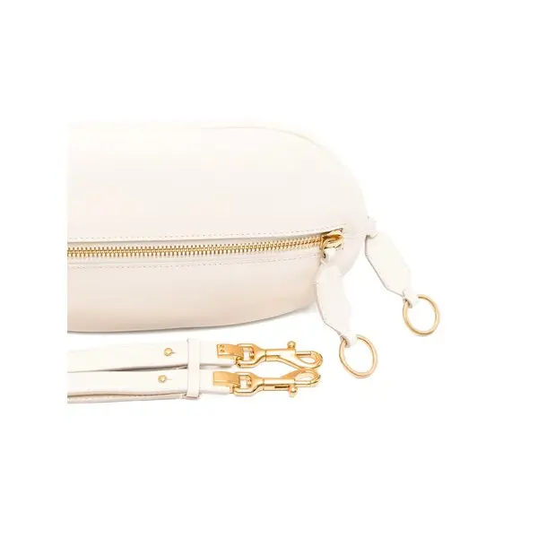 Balenciaga Leather Tote Bag With Gold-tone B-logo Hardware - Cream