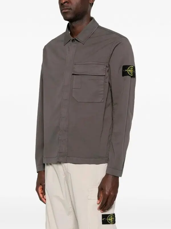 Stone Island Garment Dyed Overshirt - Multicolor