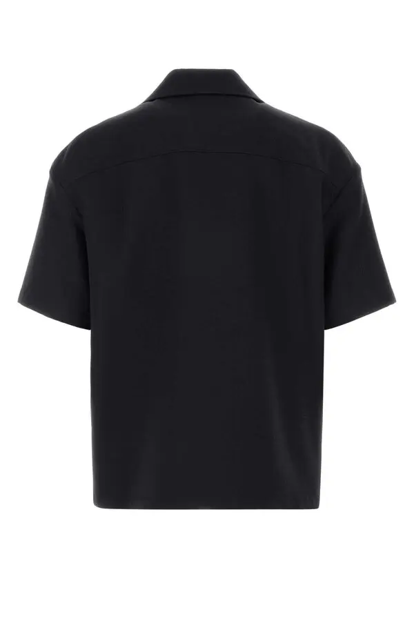 Loewe Navy Wool Shirt - Blue