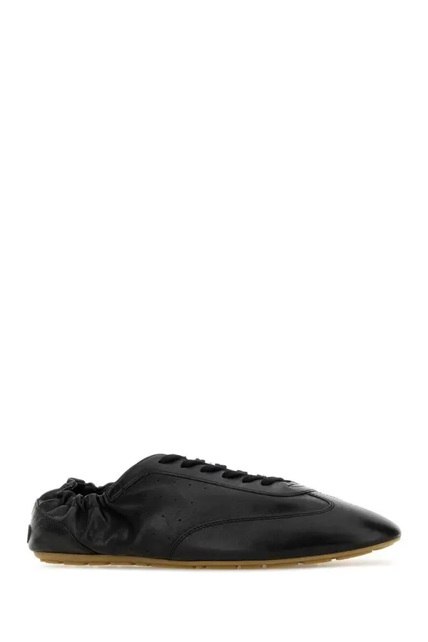 Saint Laurent Leather Lewis Sneakers