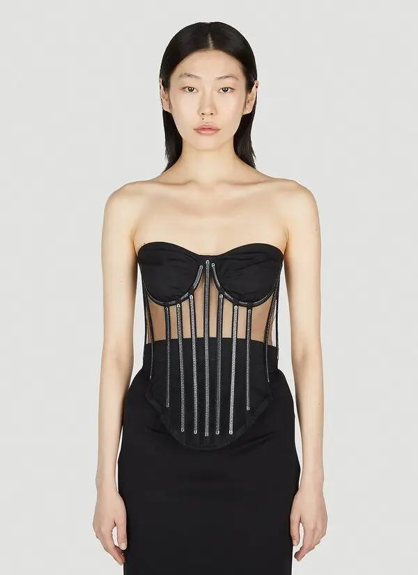 Dolce & Gabbana Embellished Corset Top