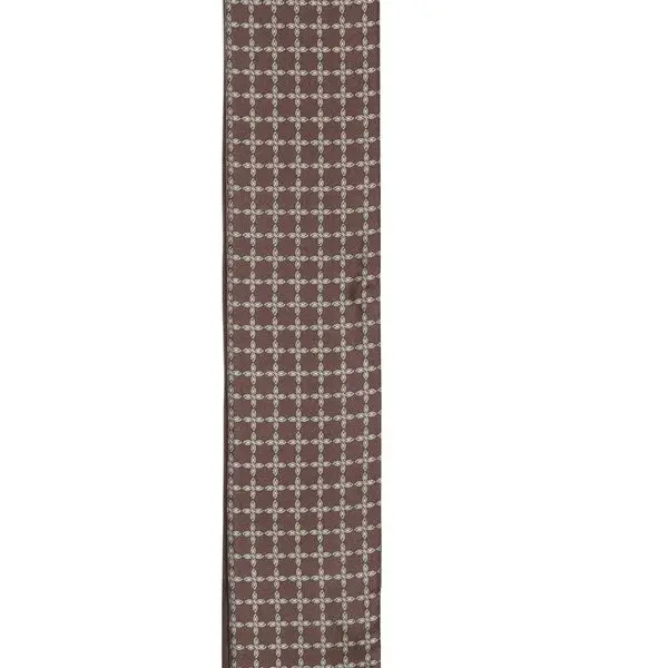 Tagliatore Silk Scarf With Geometric Print