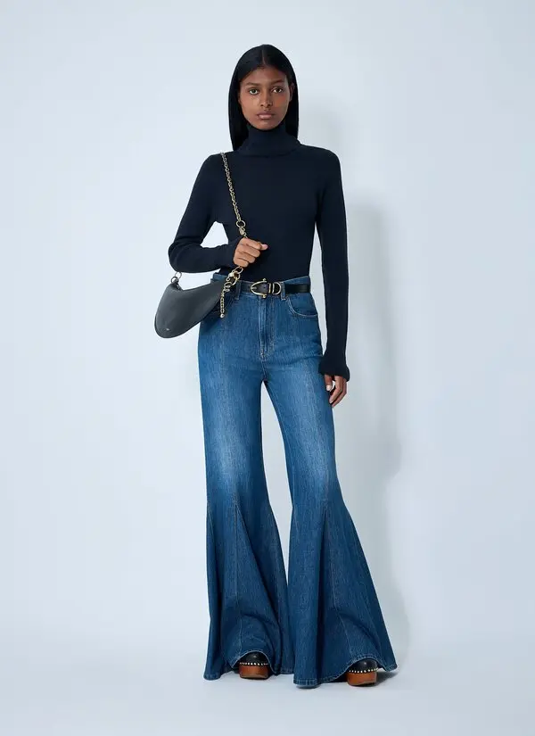 Chloé Ribbed Turtleneck Sweater