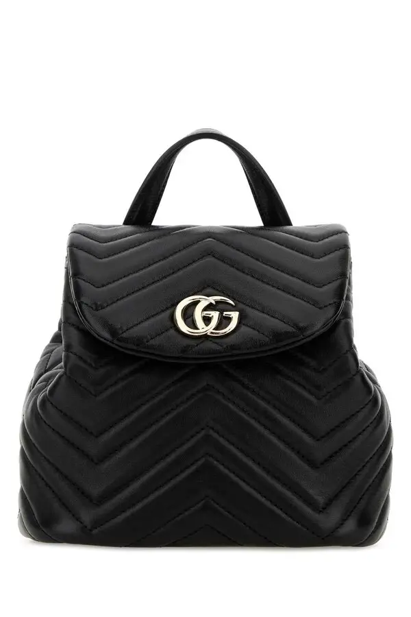 Gucci Gg Marmont Mini Backpack - Black
