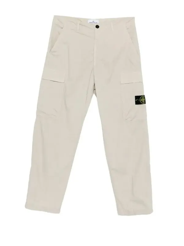 Stone Island Stretch Cotton Tela "paracadute" Cargo Pants - Multicolor