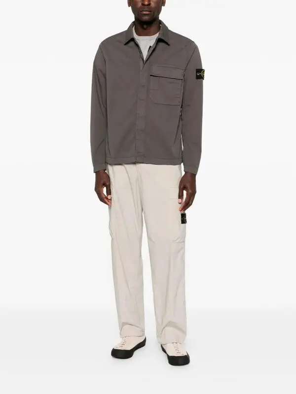 Stone Island Stretch Cotton Tela "paracadute" Cargo Pants - Multicolor