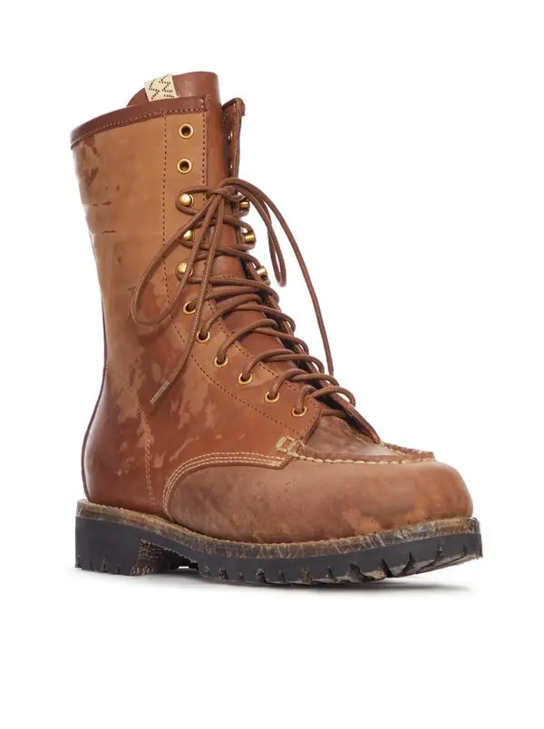 Visvim Moc-folk Leather Scout Boots - Brown