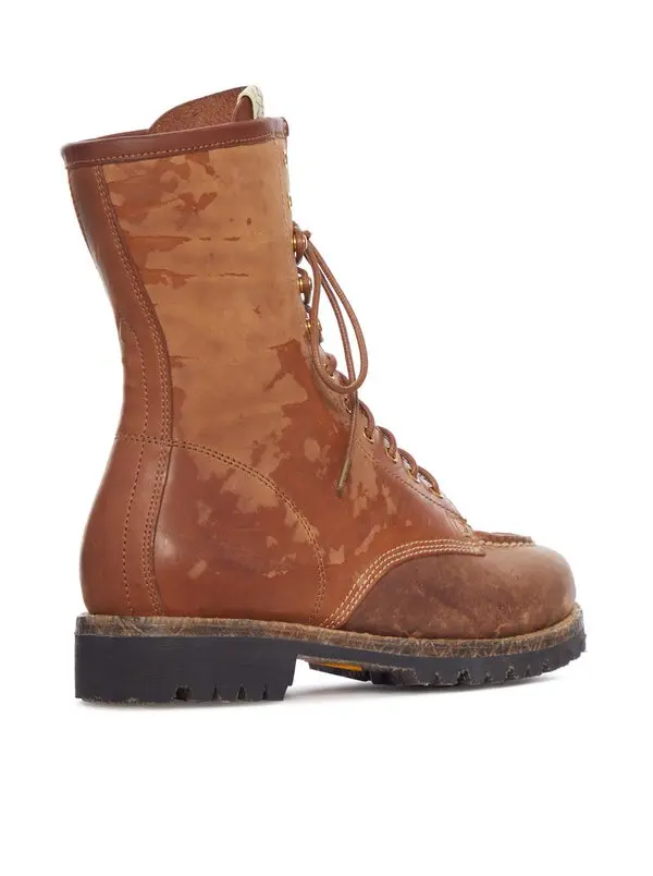 Visvim Moc-folk Leather Scout Boots - Brown