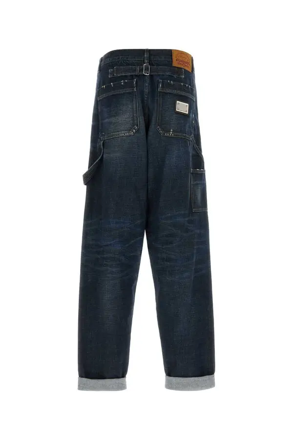 Dolce & Gabbana Dark Wash Denim Jeans - Blue