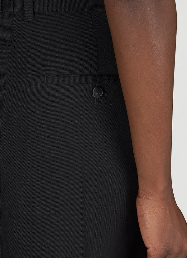 Balenciaga Godet Draped Midi Skirt