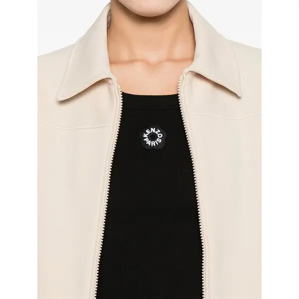 Kenzo Logo Patch Cotton Tank Top