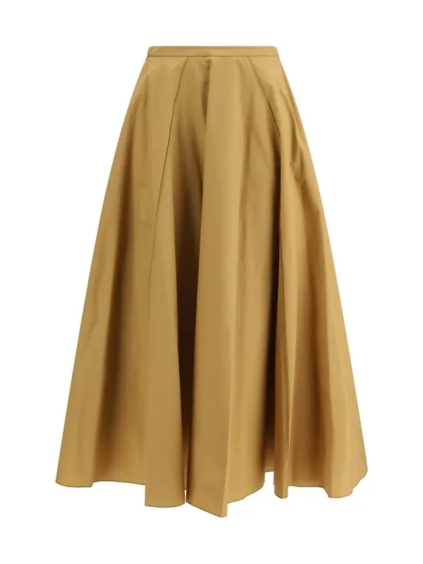 FORTE_FORTE Poplin Paneled Voluminous Skirt