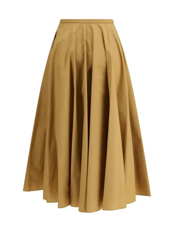 FORTE_FORTE Poplin Paneled Voluminous Skirt