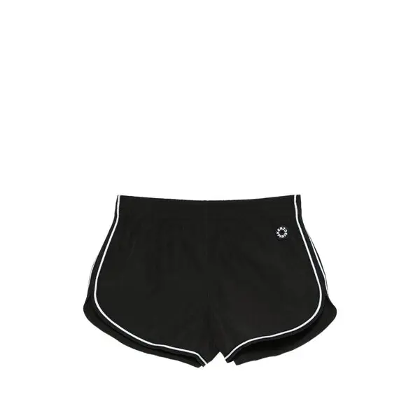 Kenzo Logo Patch Contrast Trim Mini Shorts