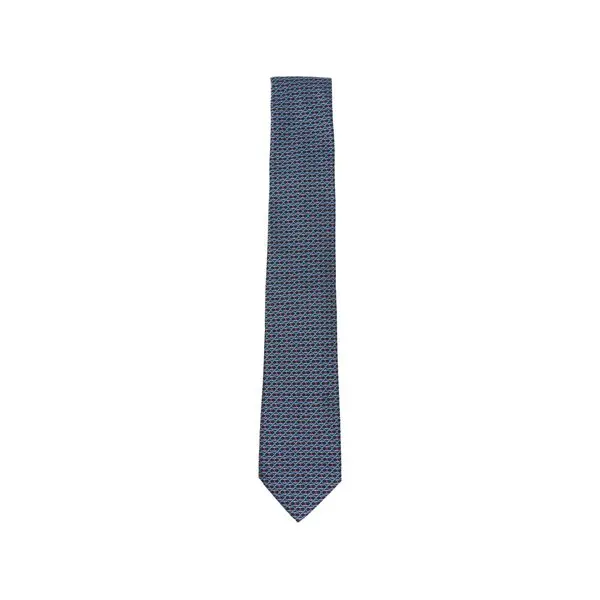 FERRAGAMO Gancini Jacquard Neck Tie