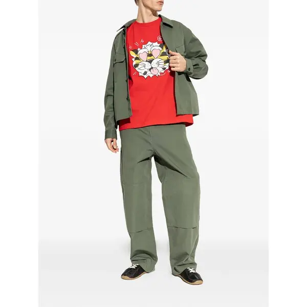 Kenzo Paneled Low-top Sneakers