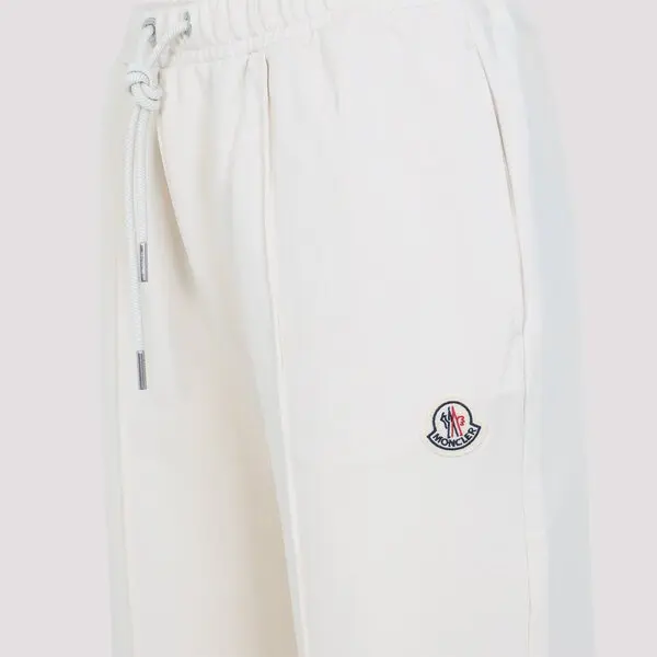 Moncler Wide Leg Sweat Bottoms With Drawstring Waistband