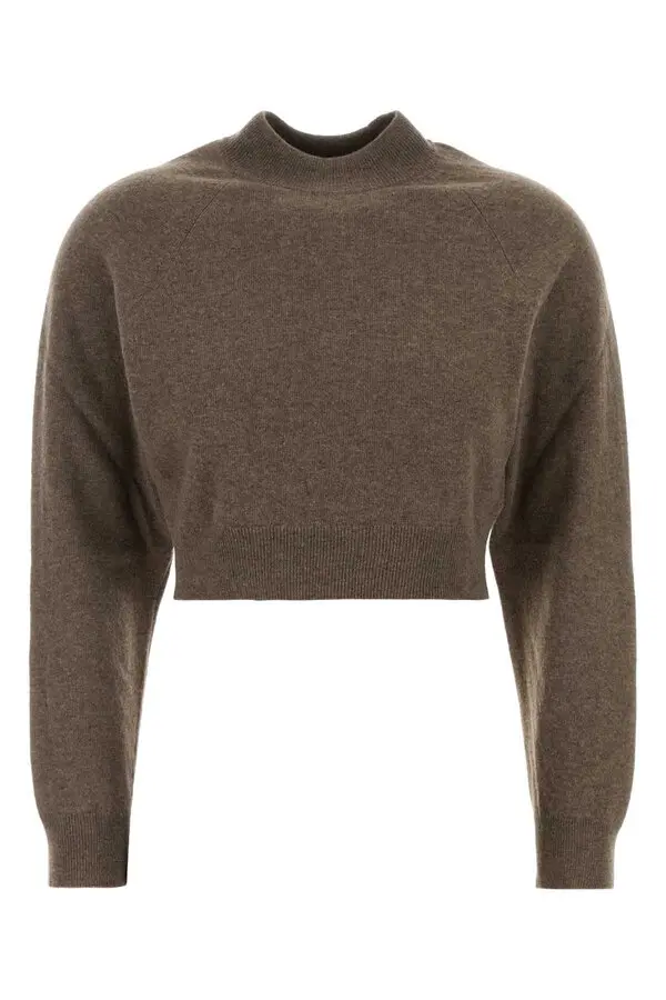 JIL SANDER Mud Wool Blend Sweater