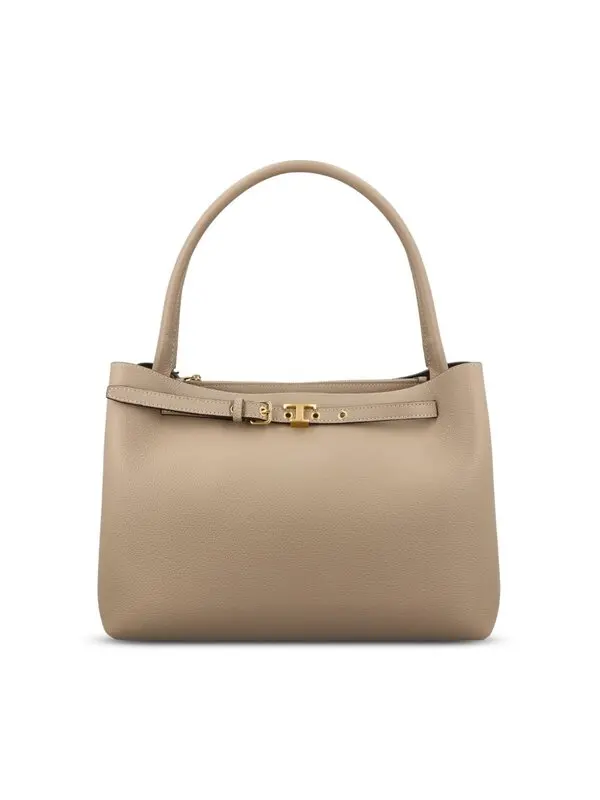 TOD'S Small Leather Handbag With Buckle Detail - Multicolor