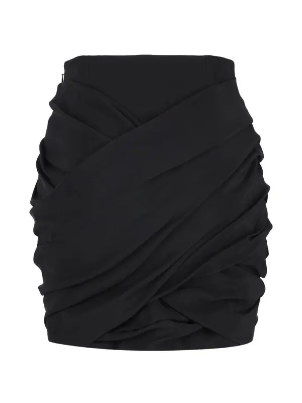 Celine Draped Mini Skirt - Multicolor
