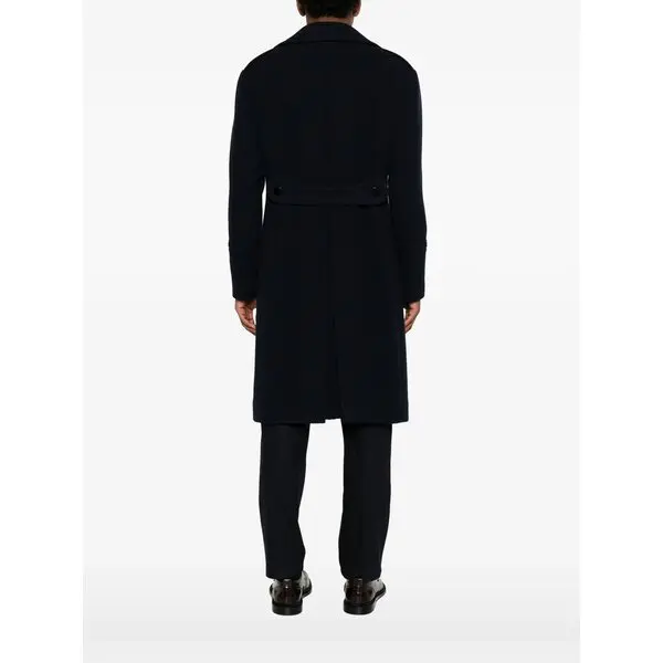 Tagliatore Double Breasted Twill Weave Coat