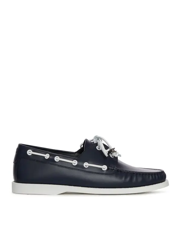 Celine Leather Boat Shoes