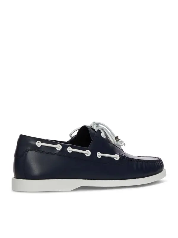 Celine Leather Boat Shoes