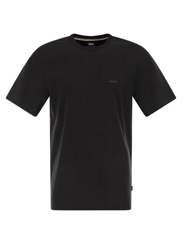 BOSS Cotton Jersey T-shirt With Logo