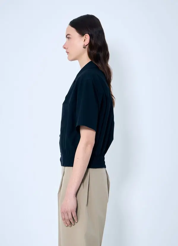 Bottega Veneta Wool Camp Collar Shirt