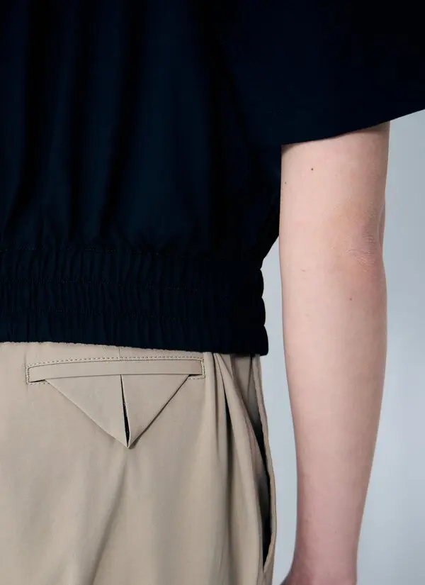 Bottega Veneta Wool Camp Collar Shirt