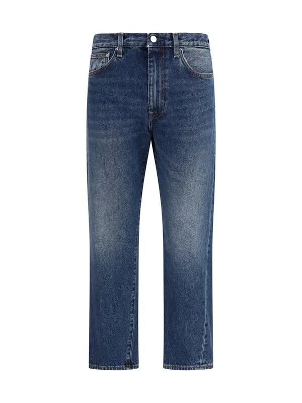 TOTEME Washed Twisted Seam Jeans - Blue