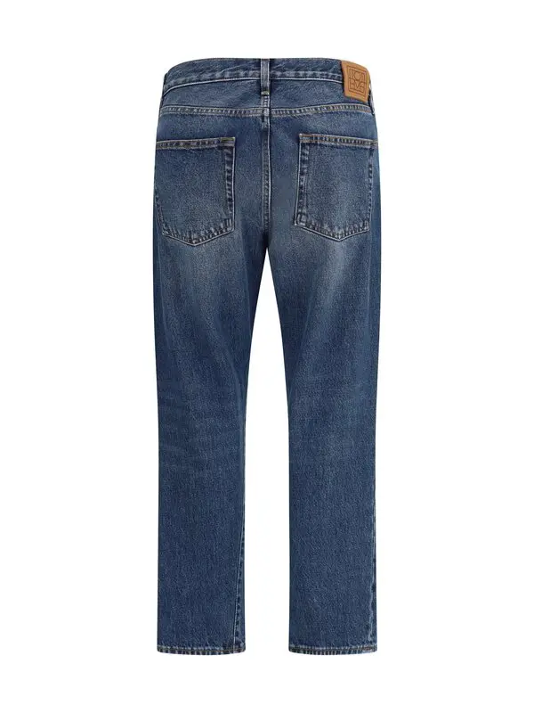 TOTEME Washed Twisted Seam Jeans - Blue