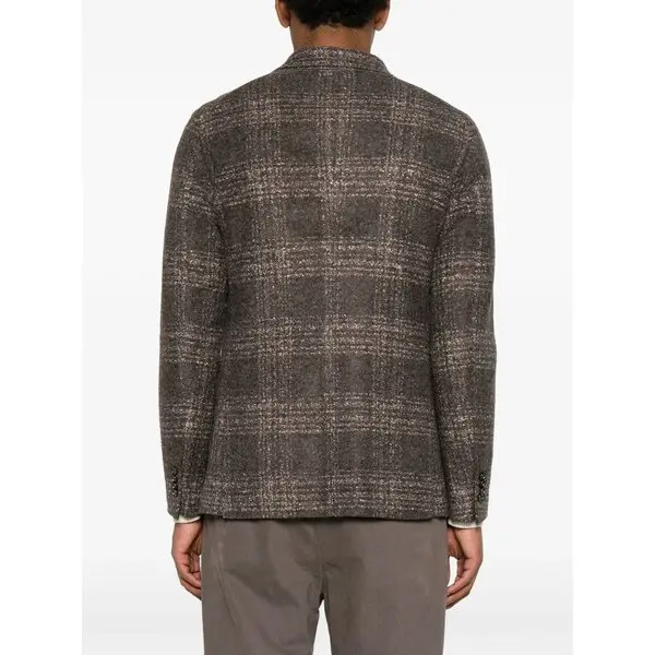 Tagliatore Checked Blazer With Notched Lapel