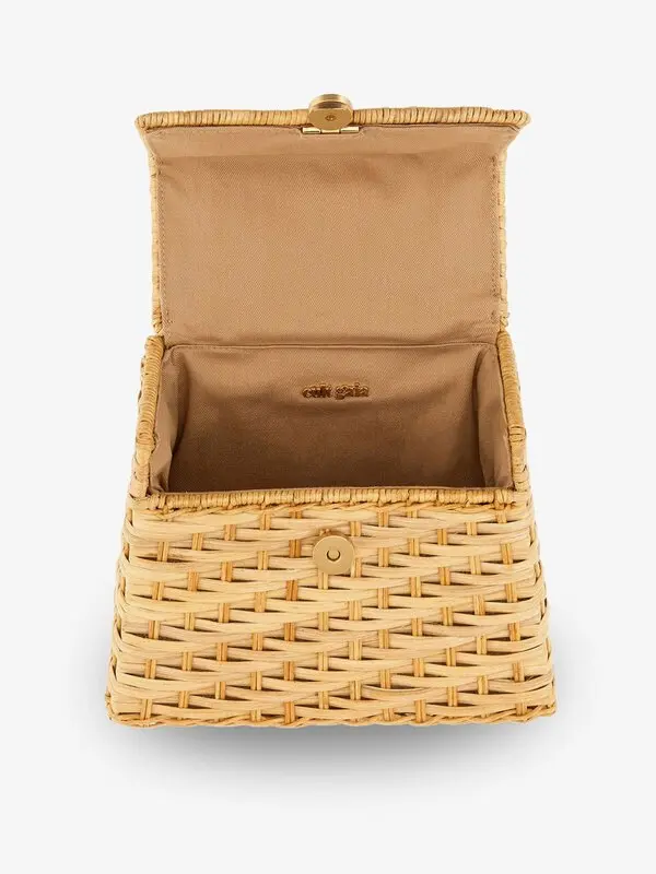 Cult Gaia Sybil Wicker Handbag