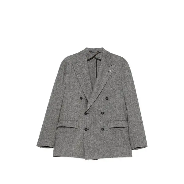 Tagliatore Double-breasted Peak Lapel Blazer