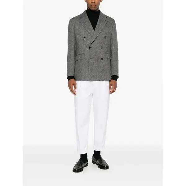 Tagliatore Double-breasted Peak Lapel Blazer