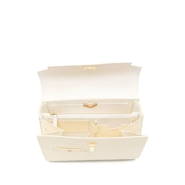ANYA HINDMARCH Calf Leather Tote Bag - Cream