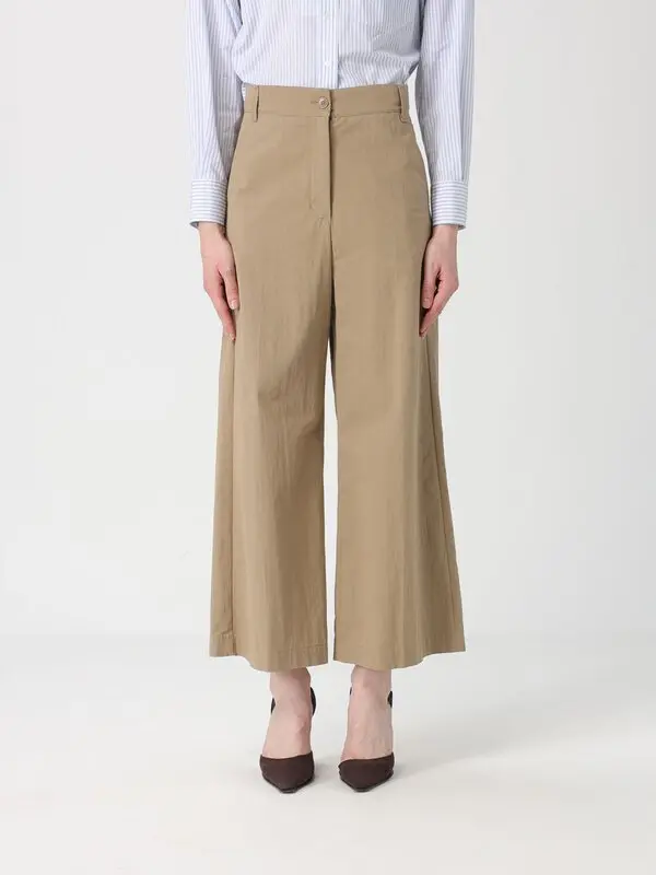 Max Mara Tailored Wide Leg Pants - Brown