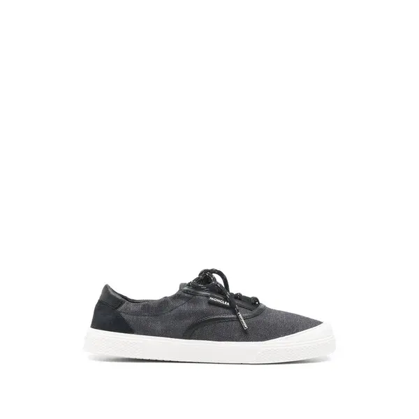 Moncler Lace-up Round Toe Trainers - Blue