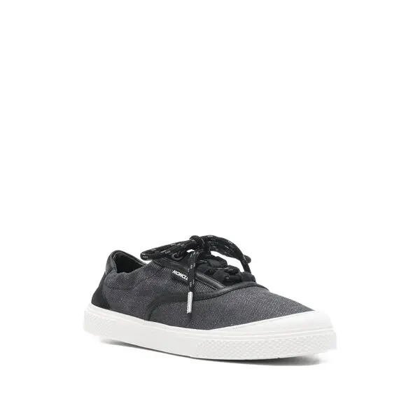 Moncler Lace-up Round Toe Trainers - Blue