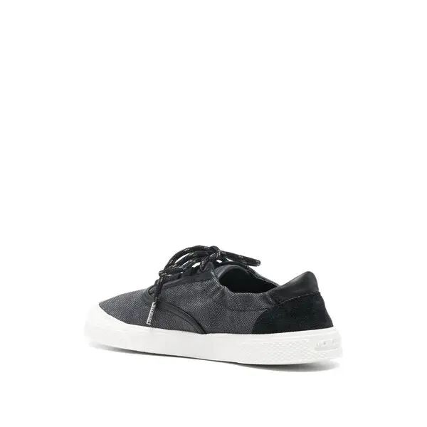 Moncler Lace-up Round Toe Trainers - Blue