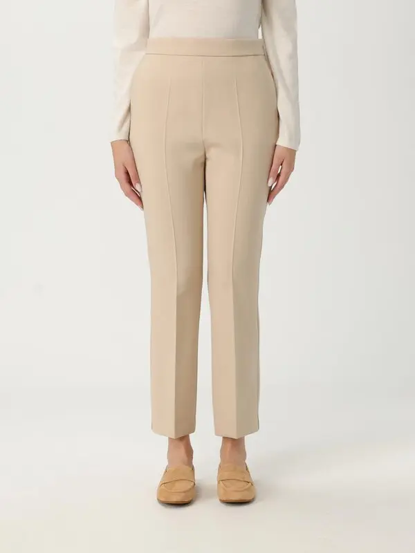 Max Mara Tailored Virgin Wool Blend Trousers