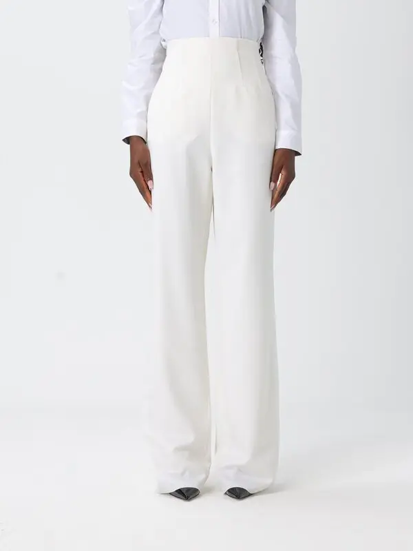 Max Mara Tailored Wide Leg Pants - White