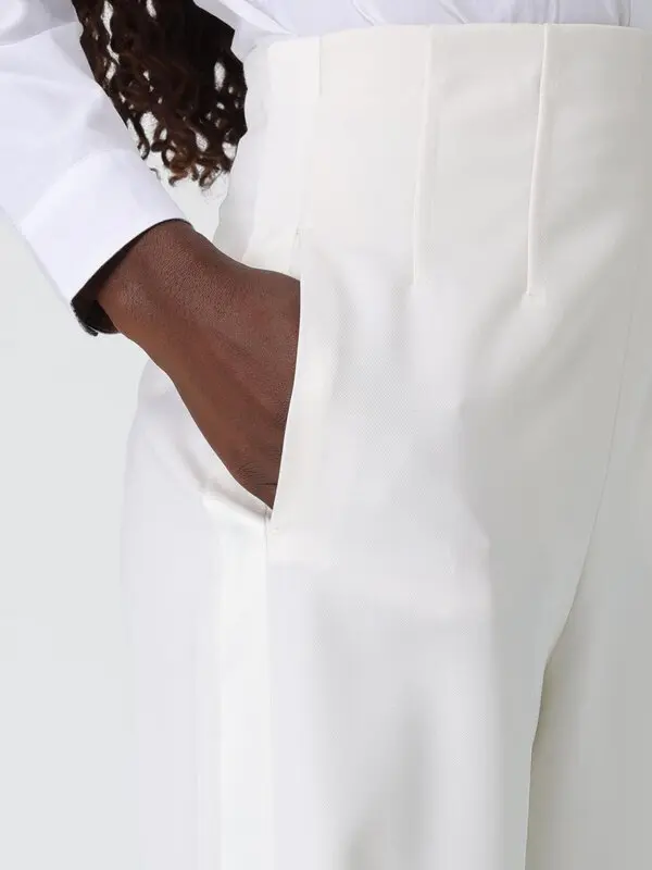 Max Mara Tailored Wide Leg Pants - White