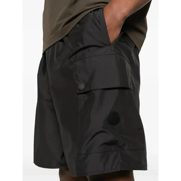 Moncler Cargo Shorts - Black