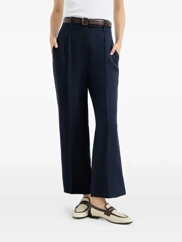 Brunello Cucinelli Viscose Tailored Trousers - Multicolor