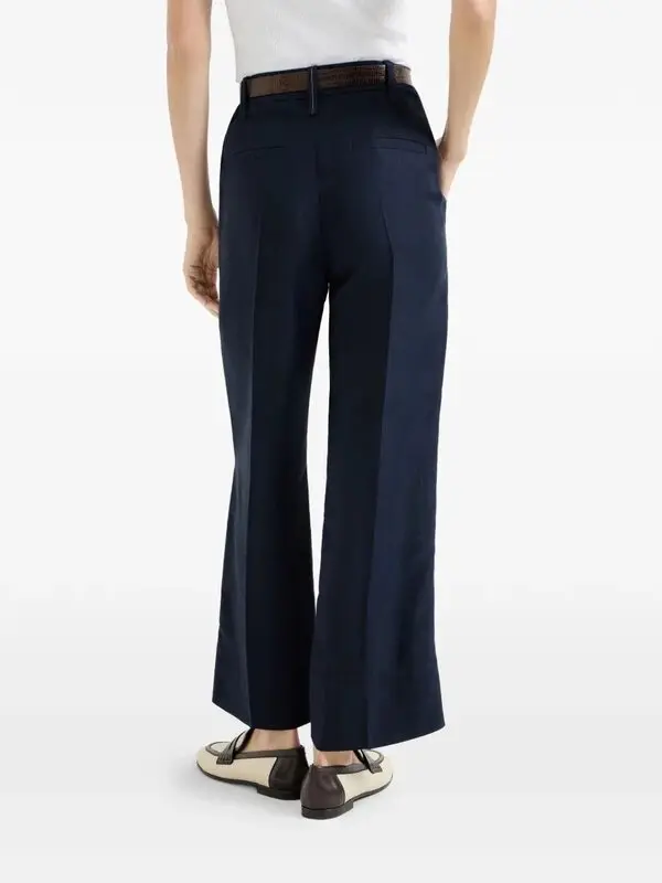 Brunello Cucinelli Viscose Tailored Trousers - Multicolor